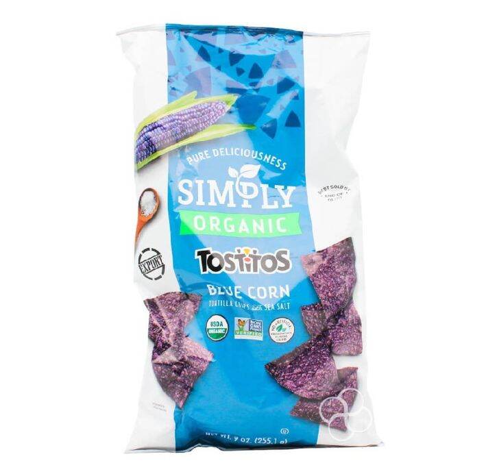 Simply Tostitos Organic Blue Corn Tortilla Chips 255g | Lazada PH