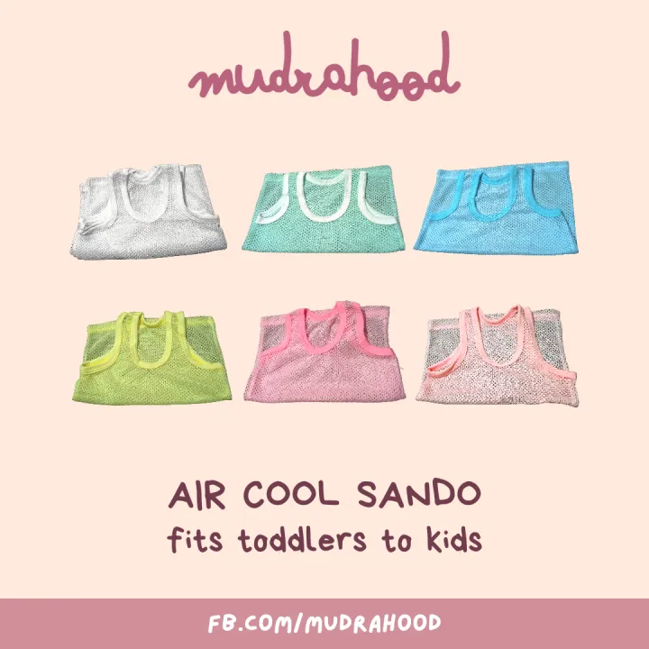 HIGH QUALITY AIR COOL SANDO / BUTAS BUTAS SANDO / NET SANDO / MESH ...