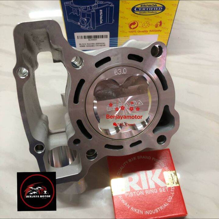 Block Rs150 63mm Ceramic Espada forged piston | Lazada