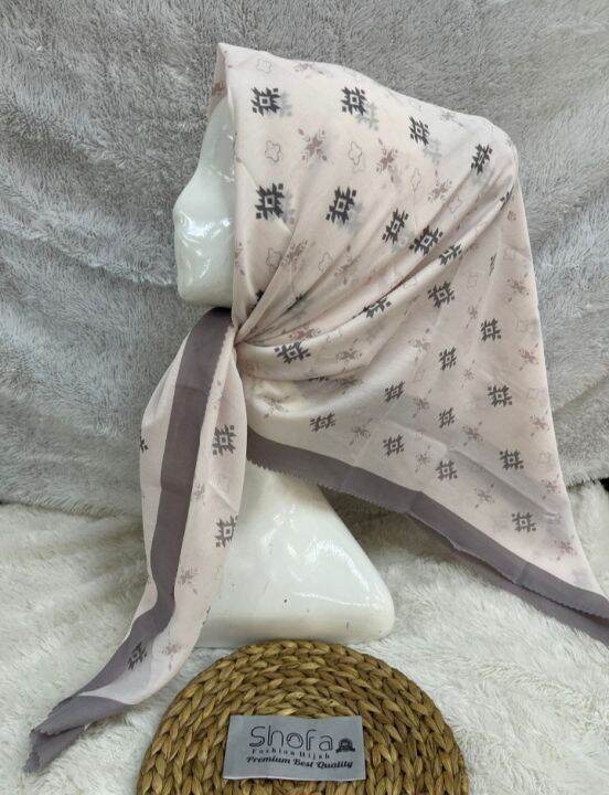 Hijab Denay/ Segiempat Denay/ Lasercut/ Denay/ Kerudung Motif Baru | Lazada Indonesia