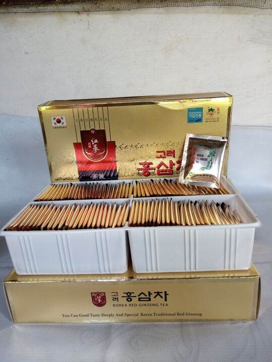 Korean Red Ginseng Tea Granular Form 3g X 100 sachets | Lazada PH