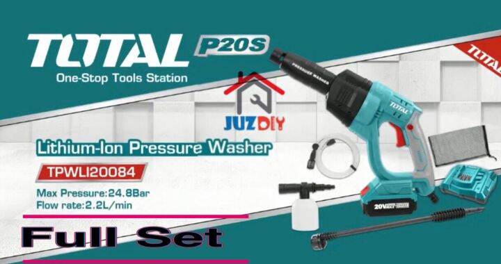 TOTAL Cordless Self Priming Lithium Ion Pressure Car Washer TPWLI20084 | Lazada