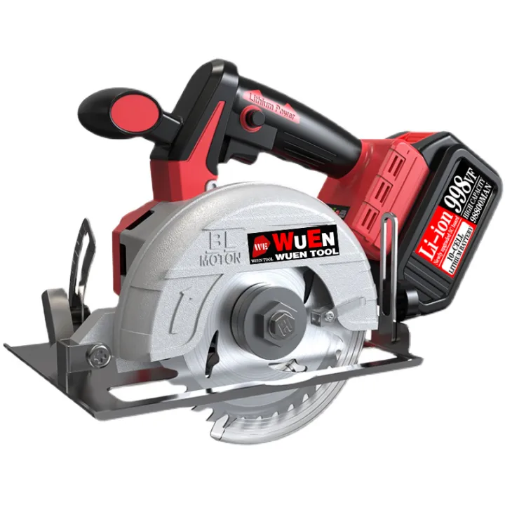 4 Inch 258VF Cordless Circular Saw Brushless Rechargeable 20V Lithium ...