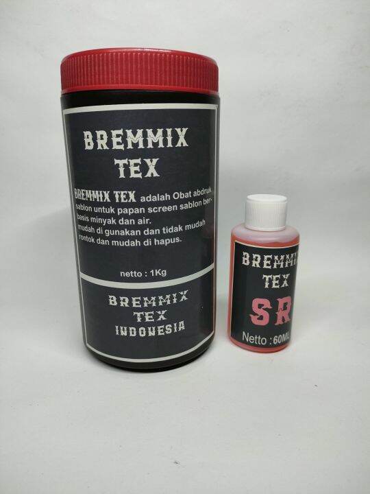 Bremmix Tex Obat Afdruk Sablon kain dan plastik 1kg | Lazada Indonesia