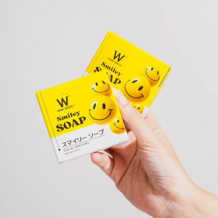 W Smiley สบู่ล้างหน้า ล้างเครื่ืองสำอาง | Lazada.co.th