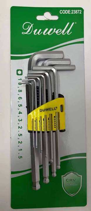 Duwell Allen wrench key set Heavy duty | Lazada PH
