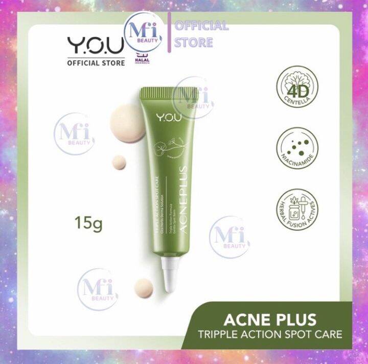 Sk. YOU acne plus triple action spot care 15gr | Lazada Indonesia