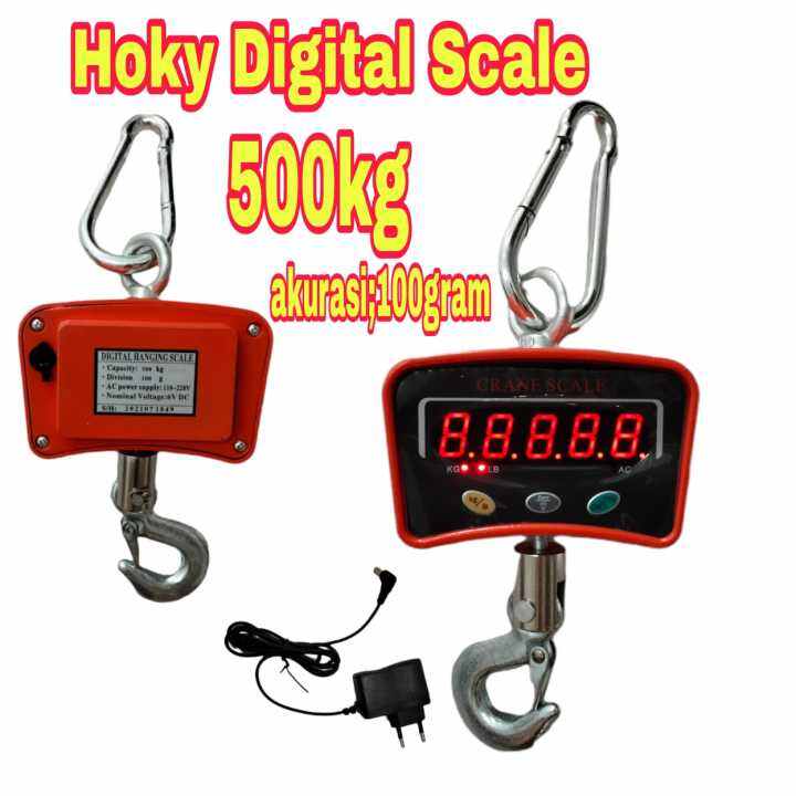 Timbangan Gantung Digital 500kg | Lazada Indonesia