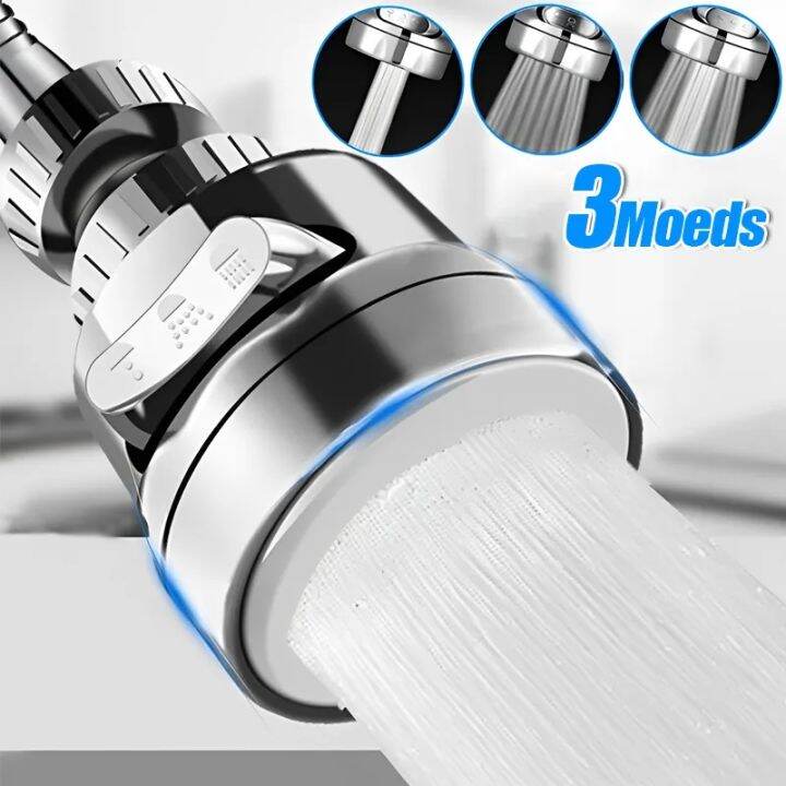Kitchen Faucet Adapter 360° Rotating Adjustable Faucet Sprayer Filter ...