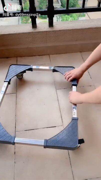 Upgraded Ref Stand Washing Movable Ref Trolley Washing Machine Stand ...