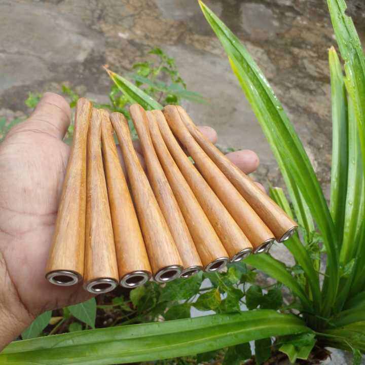 Pipa rokok kayu gaharu Once pipa rokok kayu panjang 12cm pipa kayu ...