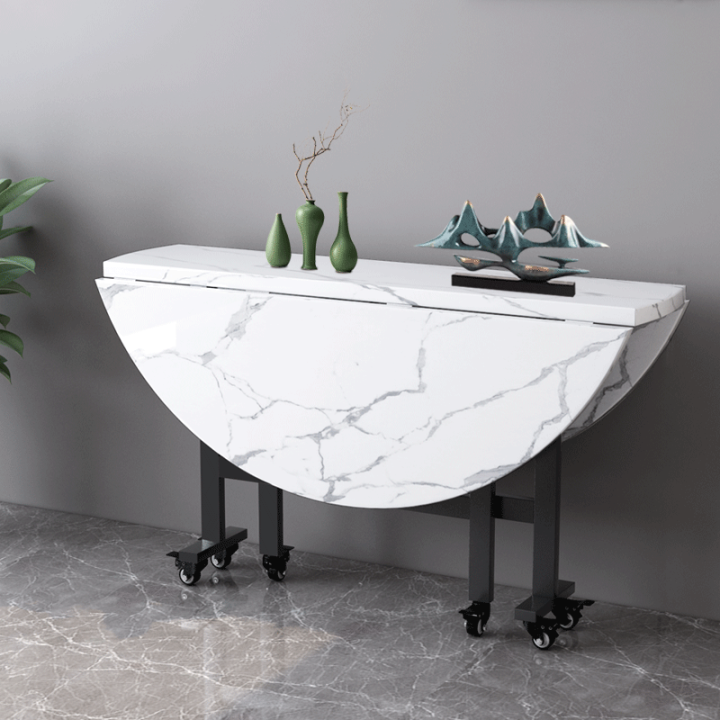 Household Folding Table Folding Dining Table Three-Fold Table Hotel ...