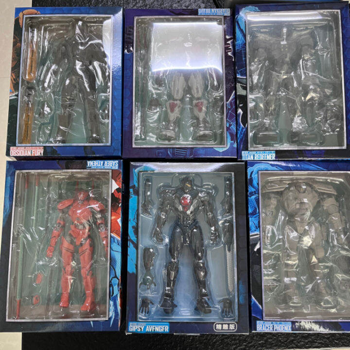 ร้านขายของเล่นเด็ก17ซม. แปซิฟิกริม Bandai 2 Obsidian SABER Athena Redeemer Titan Vengeance ...
