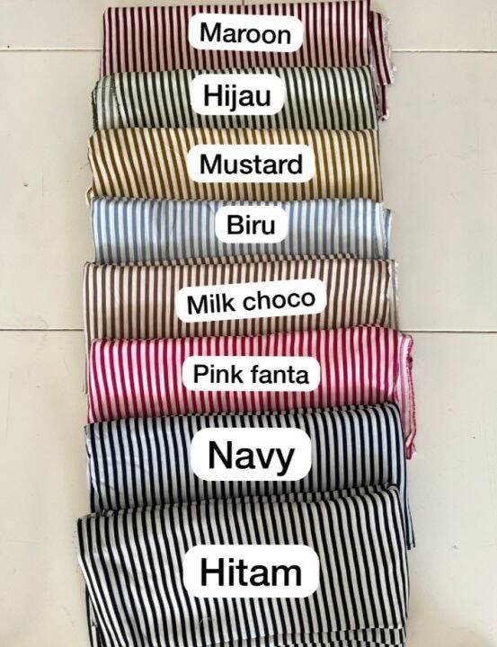 kain rayon viscose motif salur cn | Lazada Indonesia