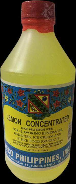 LEMON CONCENTRATED FLAVORING LIQUID 500ml | Lazada PH