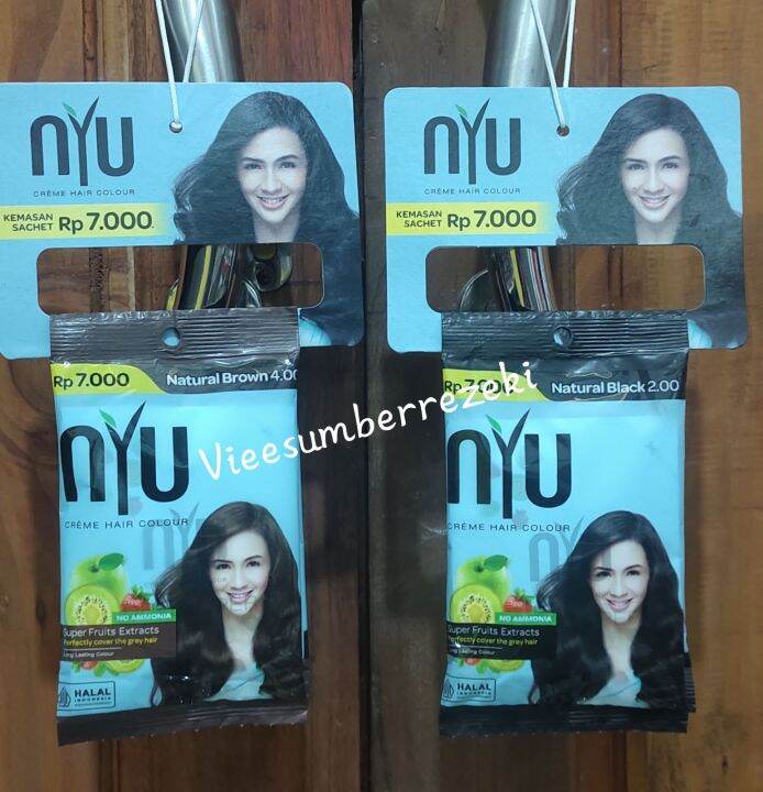 NYU CAT RAMBUT HAIR COLOR Sachet pewarna rambut | Lazada Indonesia