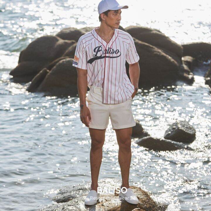 เสื้อเบสบอล BALISO Baseball Shirt | Lazada.co.th