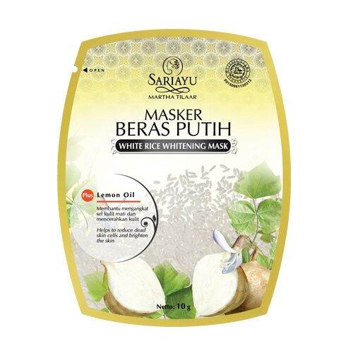 SariAyu Masker Bubuk Beras Putih / Ketan Hitam / Kacang Hijau / Beras ...