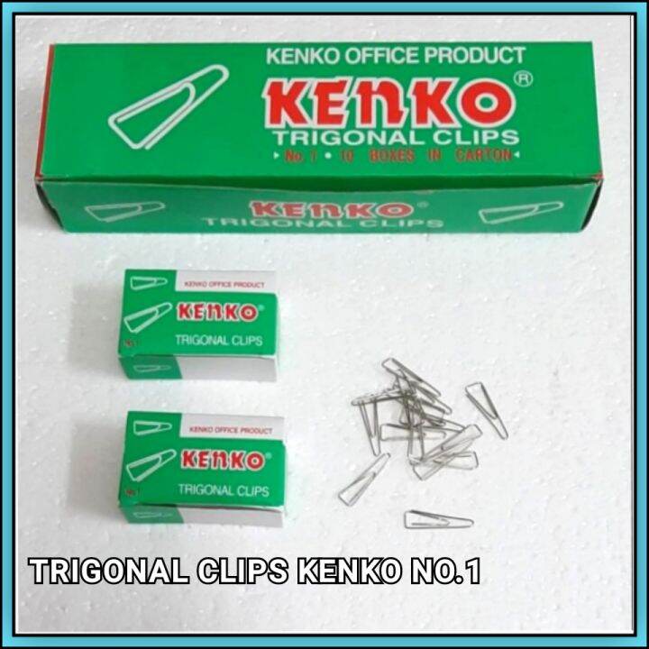 1 Pak Trigonal Clip / Paper Clip No.1 Isi 10 box | Lazada Indonesia