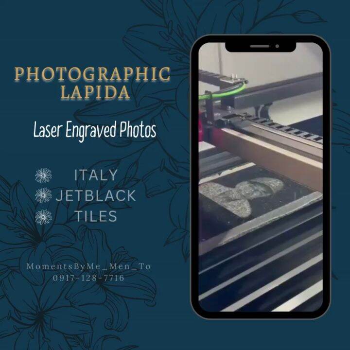 Photographic Lapida/ Laser engraved Photo on Lapida/ Commemorative ...