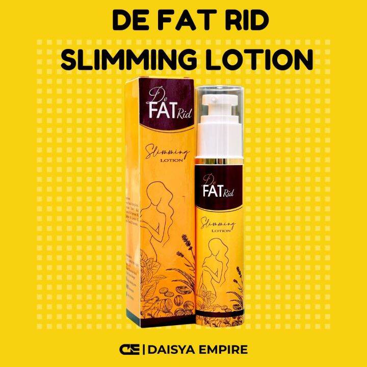 (HOT SELLING) DE FAT RID LOTION for Slimming by (Daisya Empire) | Lazada