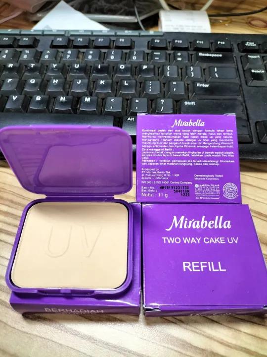 Mirabella Refill Two Way Cake UV Filter | Lazada Indonesia