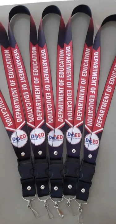 DEPARTMENT OF EDUCATION ID LACE LANYARD/DEPED -RED | Lazada PH