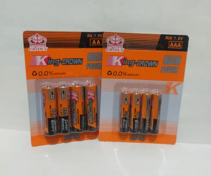 4PIECES/Pack King Crown High Power Battery | Lazada PH