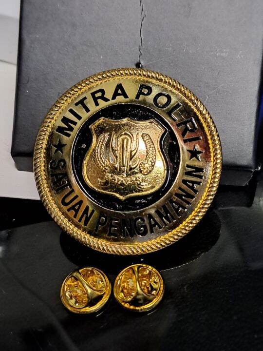 PIN LENCANA MITRA POLRI satpam | Lazada Indonesia