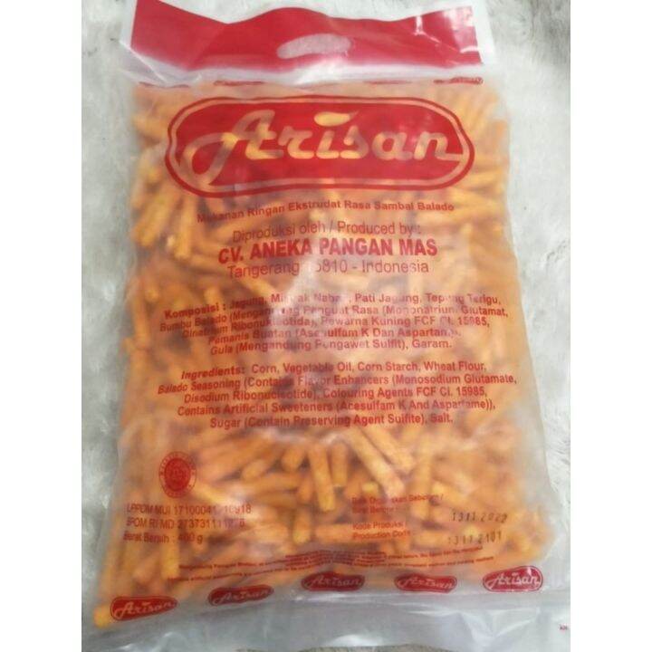 stik balado arisan 400gr - makanan ringan stik balado - jajan enak ...