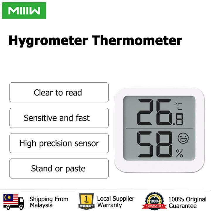 MIIIW Xiaomi Home Digital LCD Temperature Humidity Sensor Monitor ... MIIIW Xiaomi Home Digital LCD Temperature Humidity Sensor Monitor ...