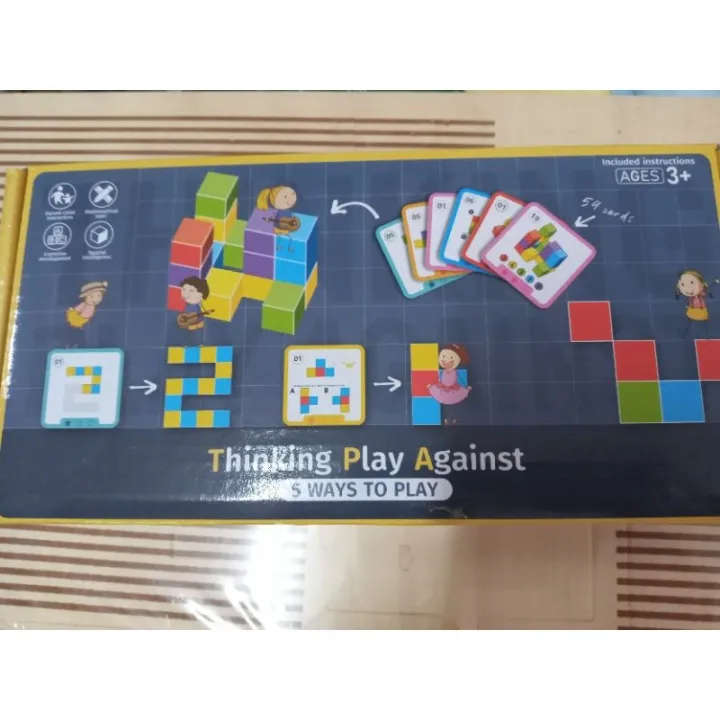 Thinking Play Against เกมส์ลูกบาศก์รวมการ์ดโจทย์ 54ใบ เล่นได้ 5แบบ มี ...