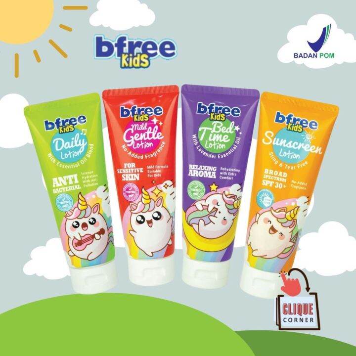 Bfree Kids Sunscreen / Bfree Kids Sunscreen Lotion SPF 30 / Bfree Kids ...