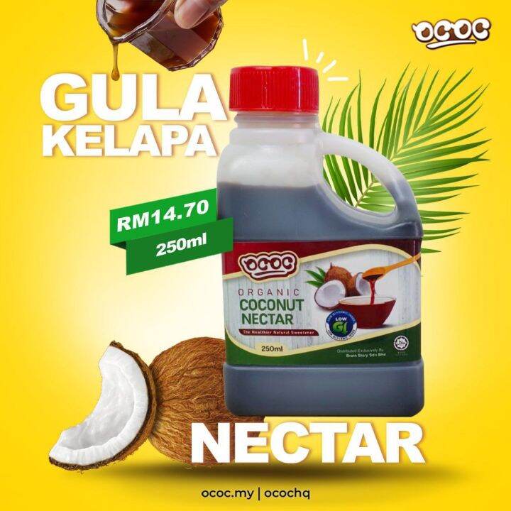 Gula kelapa cair OCOC Dr Rizal Coconut Nectar 250ml | Lazada