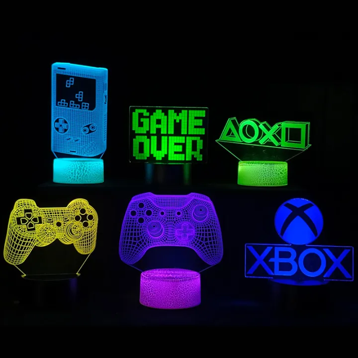 LED PS4 Gaming Light Switch ปุ่มจับแสง XBOX คอมพิวเตอร์เดสก์ท็อป ...