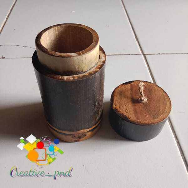 kerajinan bambu hitam wadah serbaguna | Lazada Indonesia