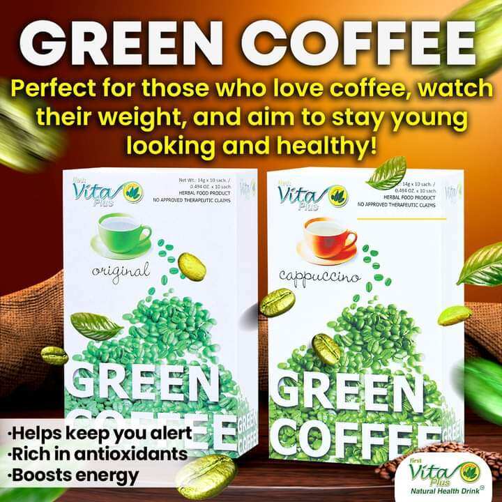 GREEN COFFEE w/ 5 Power Herbs 10s - First Vita Plus | Lazada PH