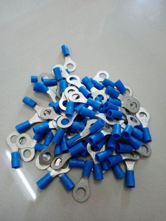 หางปลา กลมยำ้หุ้ม RF2.5-6 ยี่ห้อ T.LUG 100 ตัว พร้อมส่ง | Lazada.co.th