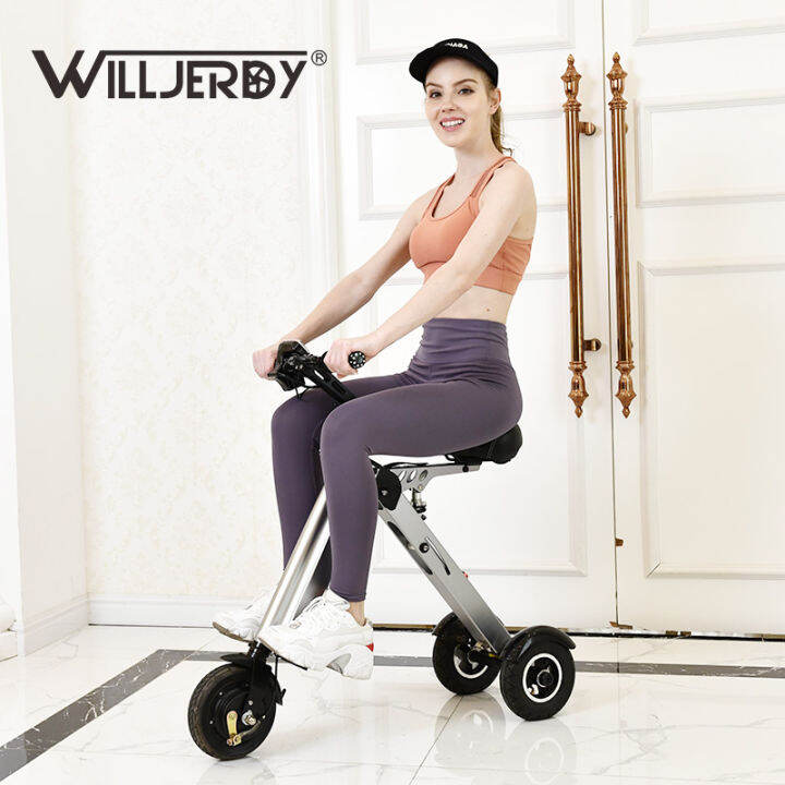 Weljdy Mini Foldable Electric Car Adult Electric Tricycle Small Balance ...