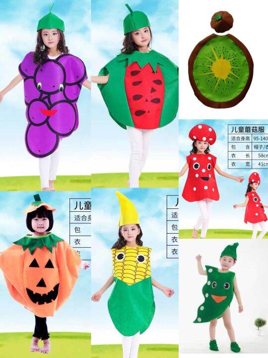 Nutrition Month Costume Fruits and Vegetables for Kids | Lazada PH
