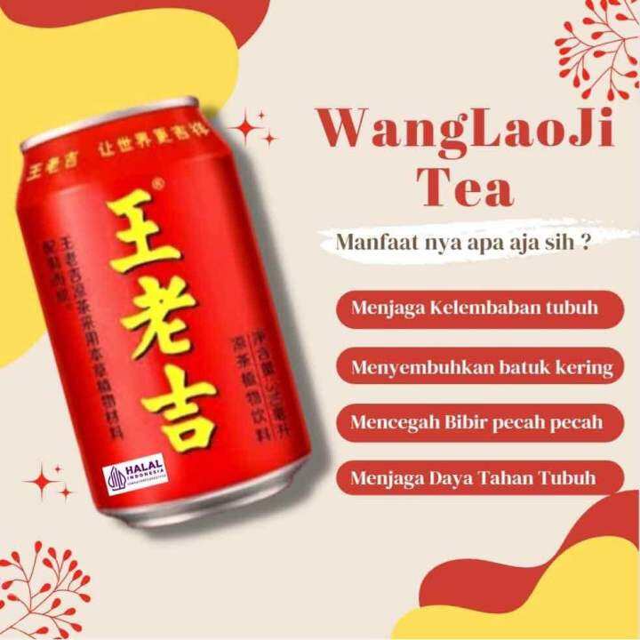 WANG LAO JI HERBAL DRINK 310ML | TEH SEHAT | MINUMAN IMLEK | Lazada Indonesia