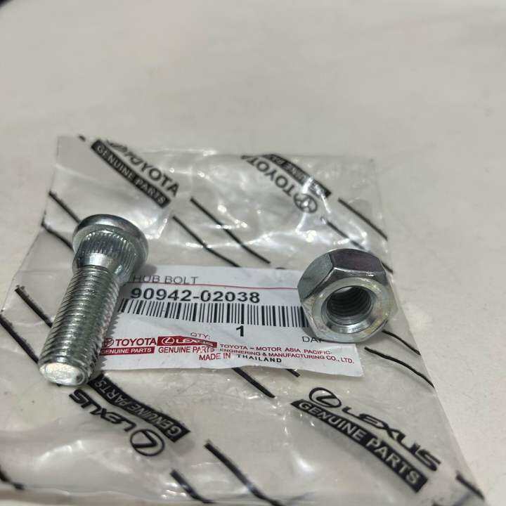 Toyota Avanza Wheel bolt and nut Front Axle (front axle hub bolt and ...