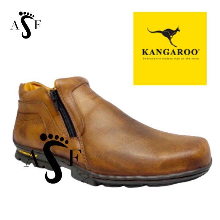 Original Kangaroo leather shoes/life style/double zipper/kasut Kulit ...