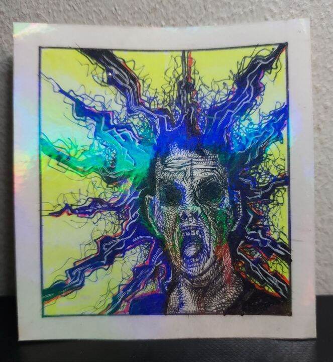 STICKERS Hand Made Hand Drawn Nightmare Hag | Lazada PH