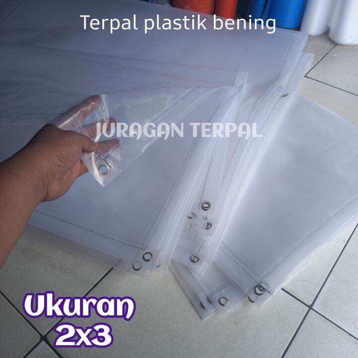 terpal plastik bening transparan ukuran 2x3 | Lazada Indonesia