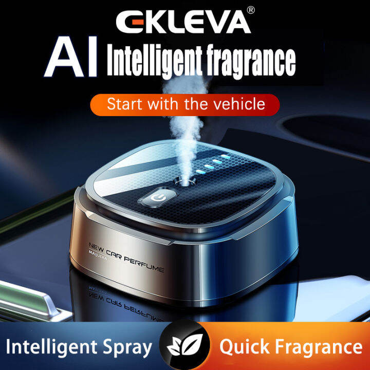 EKLEVA Smart Car Aroma Diffuser Electric Spray Auto On/OFF Car Perfume ...