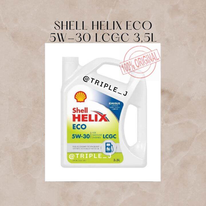 Shell Helix Eco 5W-30 LCGC 3.5Liter | Lazada Indonesia
