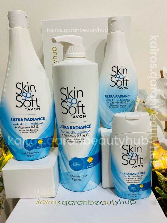 Avon SSS Skin so soft Ultra Radiance Glutathione Hand Body Lotion ...