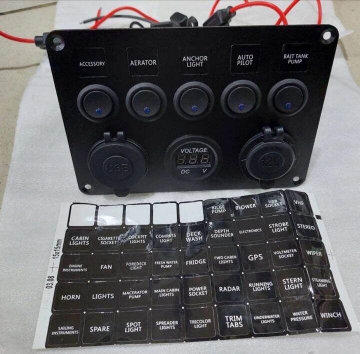switch saklar panel ARB 5switch.switch panel offroad. saklar panel ...