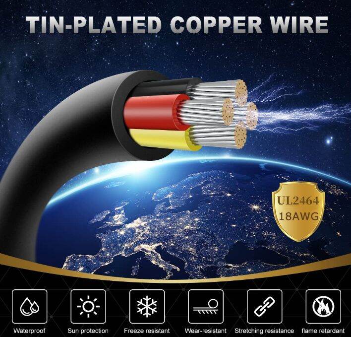 3 Core Cable Insulated Pvc Sheath Power 3 Wires Royal Cord Wire For